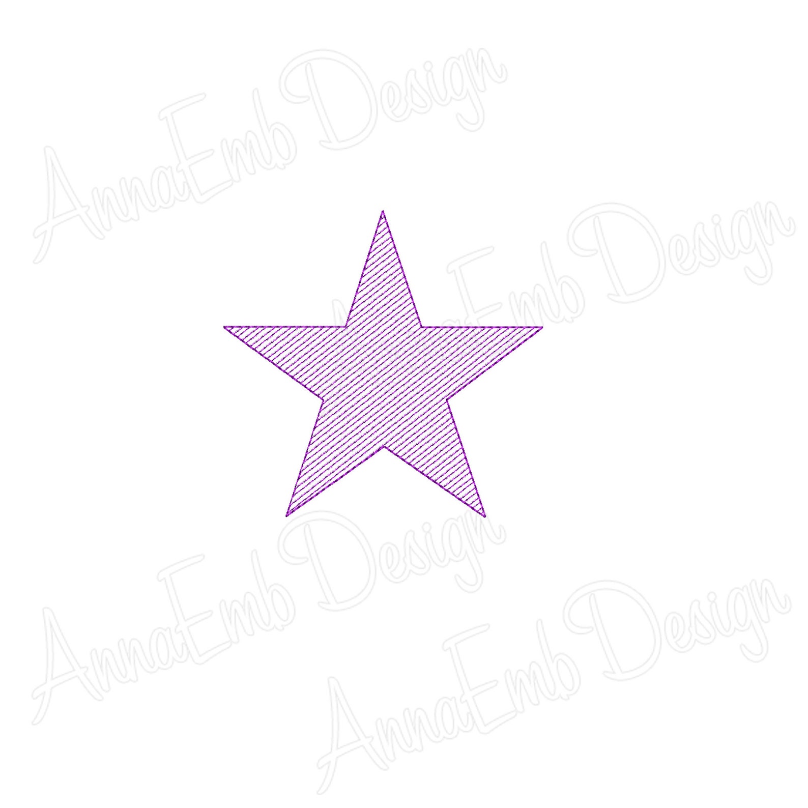 Star Embroidery Design. Star Machine Embroidery. Star Silhouette. Mini ...