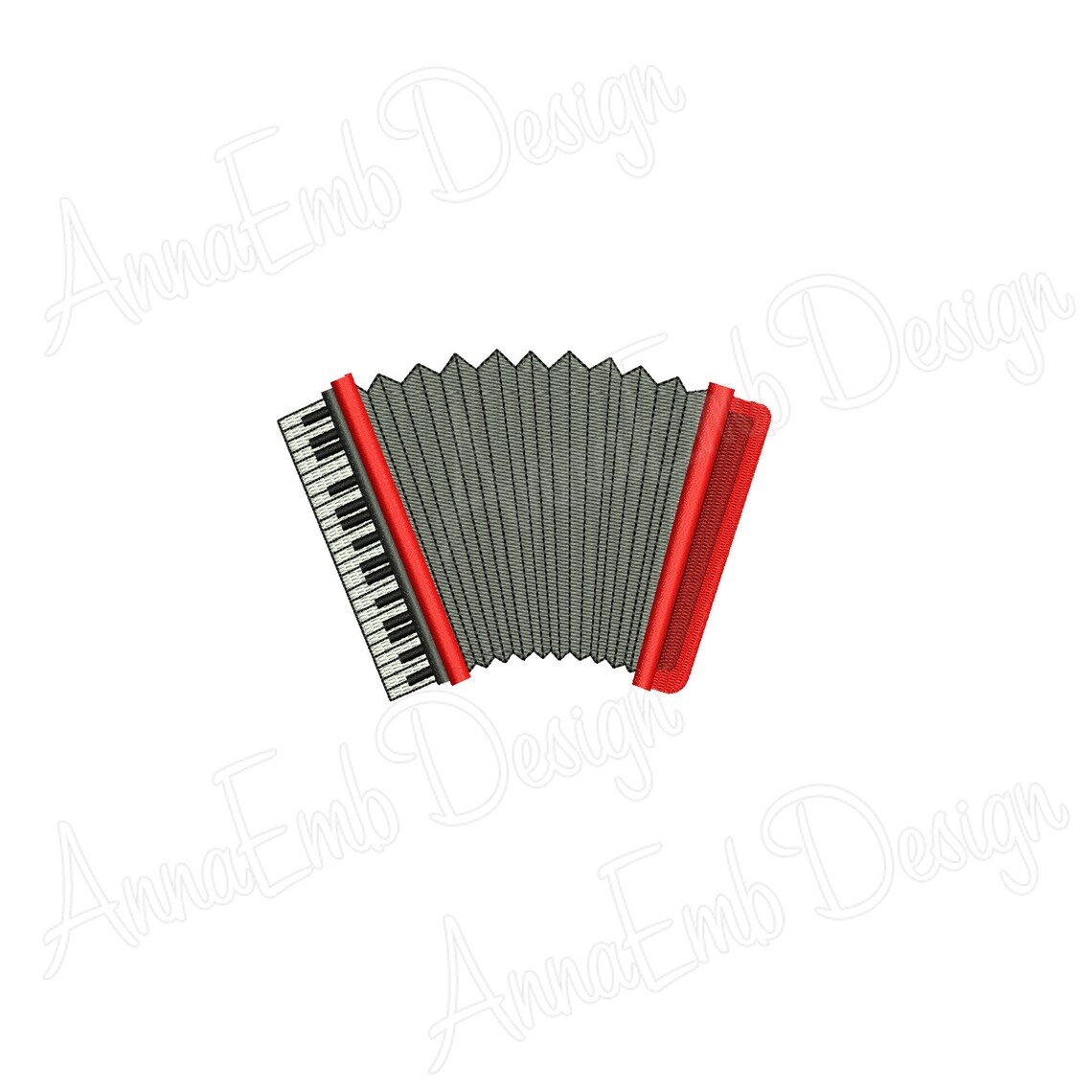 Accordion Embroidery Design. Accordion Silhouette. Accordion - Etsy