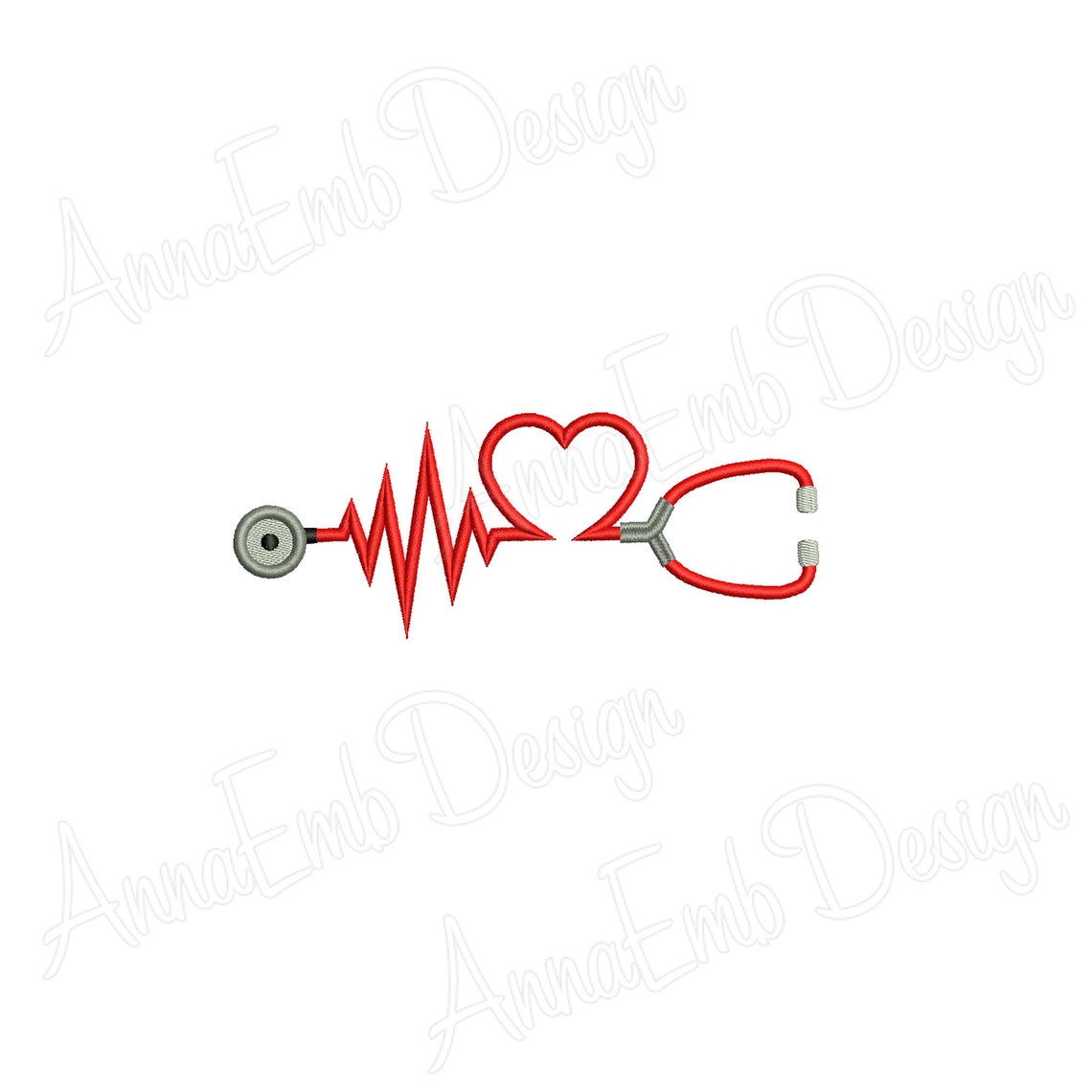 Stethoscope Embroidery Design. Stethoscope Mini Embroidery. - Etsy