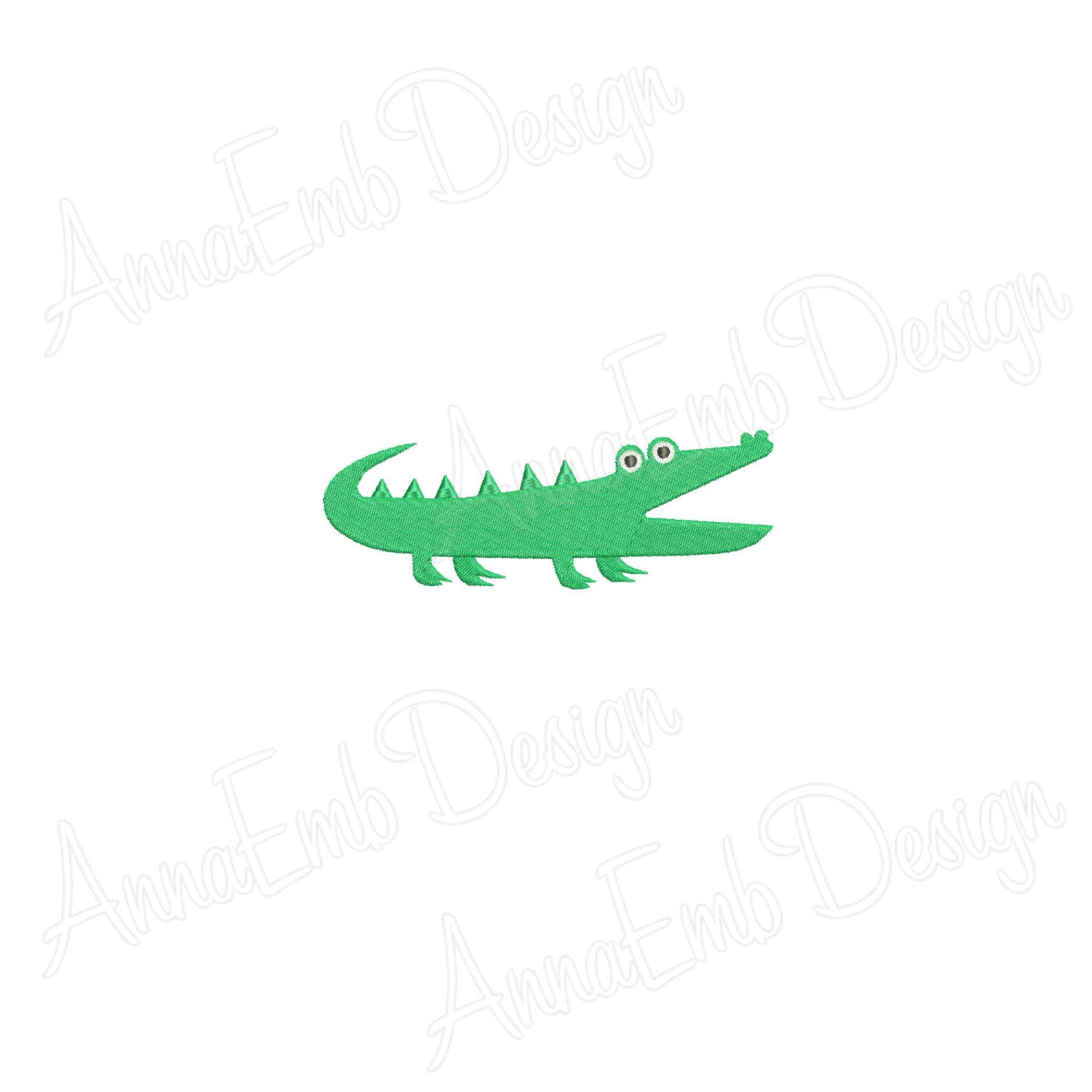Alligator Embroidery Design. Alligator Silhouette. Alligator | Etsy