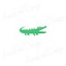 Alligator Embroidery Design. Alligator Silhouette. Alligator Mini ...