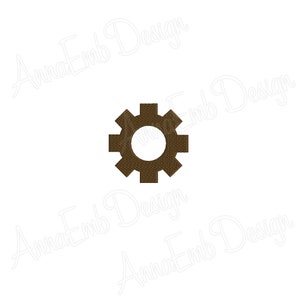 Gear Embroidery Design. Gear Cogwheel Embroidery Designs. Machine ...