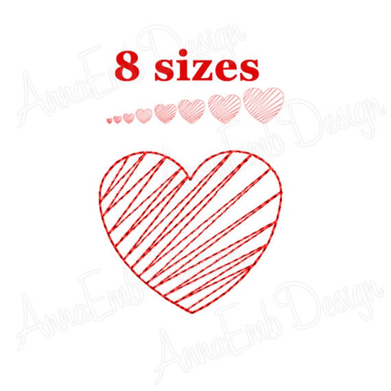 Heart Embroidery Design. Mini Heart Embroidery. Love. Heart - Etsy