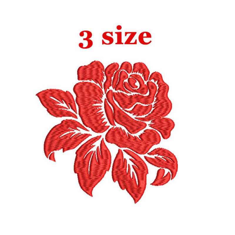 Rose Embroidery - Etsy