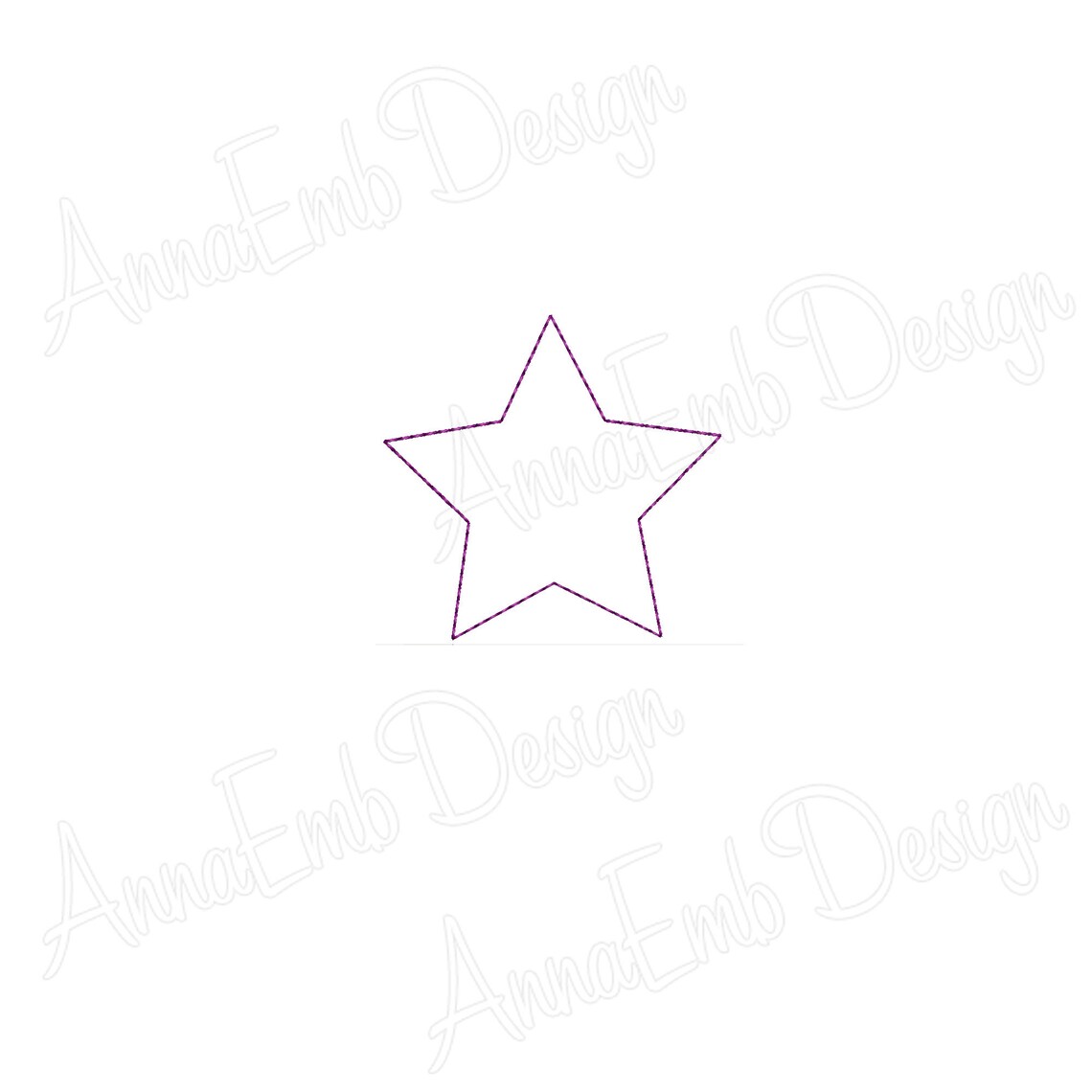Star Embroidery Design. Machine Embroidery Design. Mini Star Embroidery ...