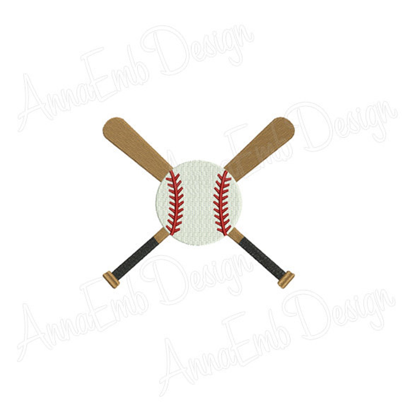 Baseball Embroidery Design. Mini Baseball Bat. Baseball Bat - Etsy