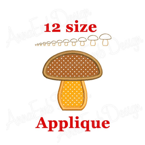 Mushroom Applique - Etsy
