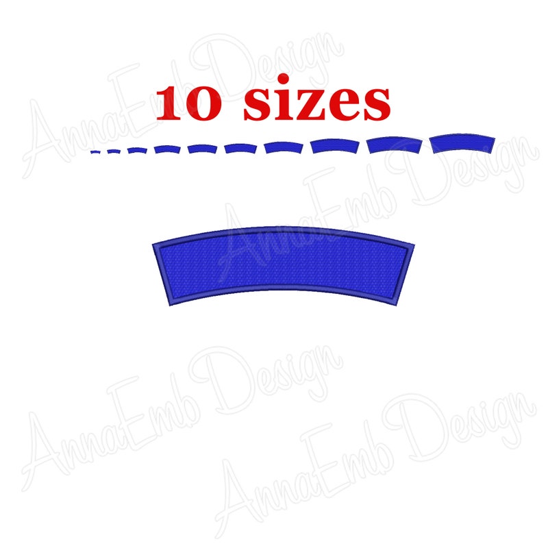 Embroidered Curved Patch - Etsy