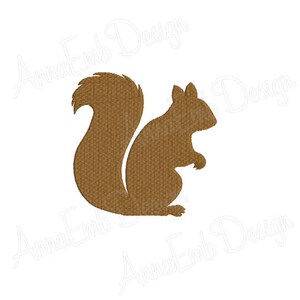 Squirrel Embroidery Design. Squirrel Silhouette. Squirrel Mini ...