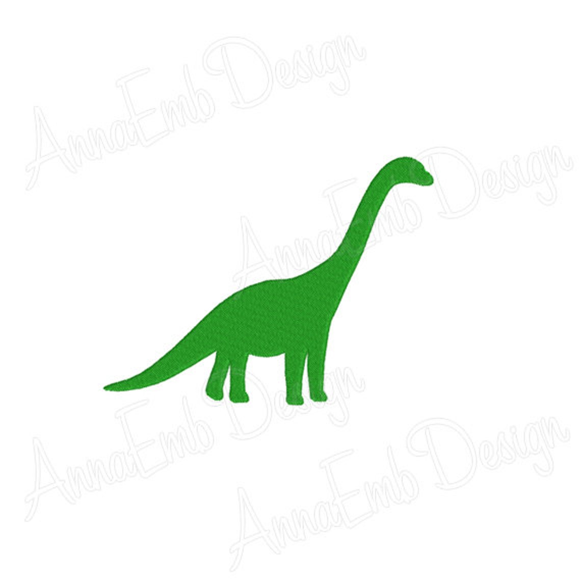 Brachiosaurus Dinosaur Embroidery Design. Brachiosaurus - Etsy