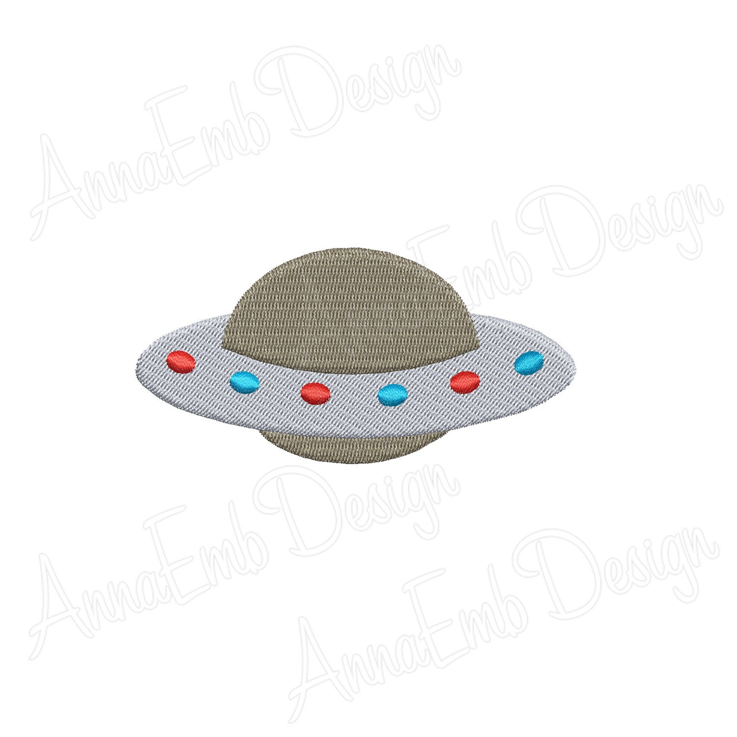 UFO Embroidery Design. UFO Mini. Machine Embroidery Design. - Etsy