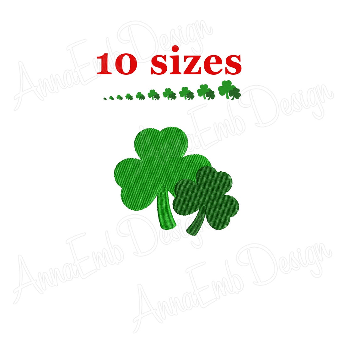 Clover Embroidery Design. Shamrock Design. St.patrick's Clover ...