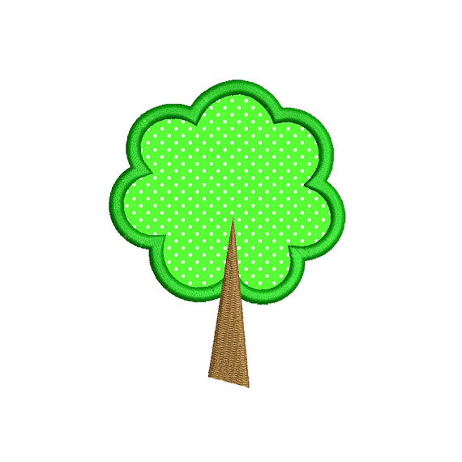 Tree Applique Embroidery Design. Tree Embroidery Design. - Etsy