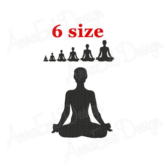 Silueta De Pose De Yoga Silhouette Pose Einer Frau, Die Yoga Gymnastik