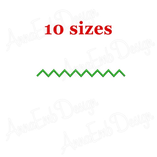 Line Embroidery Design Satin Stitch Line Single Line | Etsy