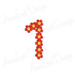 Number 1 Embroidery Design. My 1st Embroidery Design. Number One ...