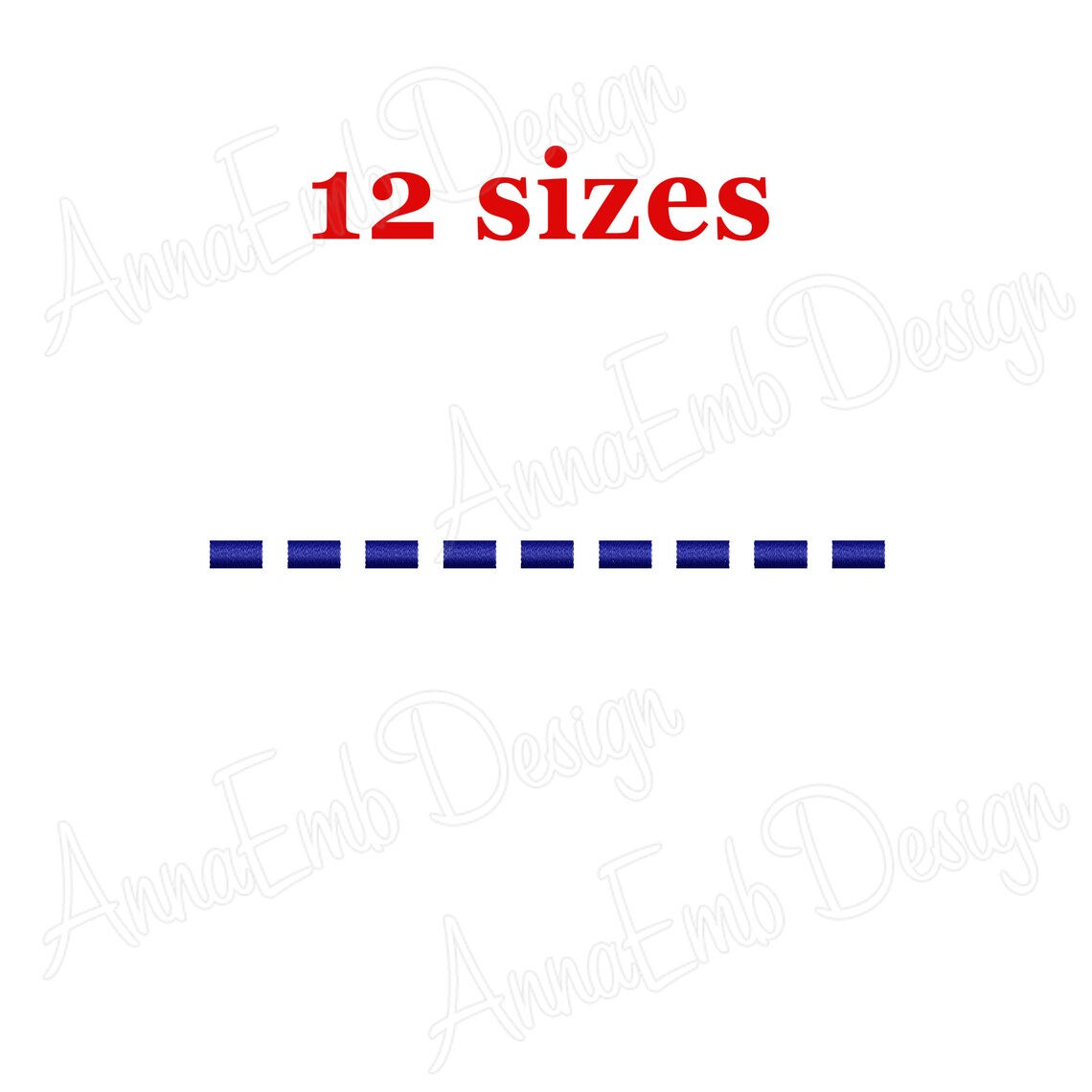 Dash Line Embroidery Design. Mini Dash Line Embroidery. Machine ...