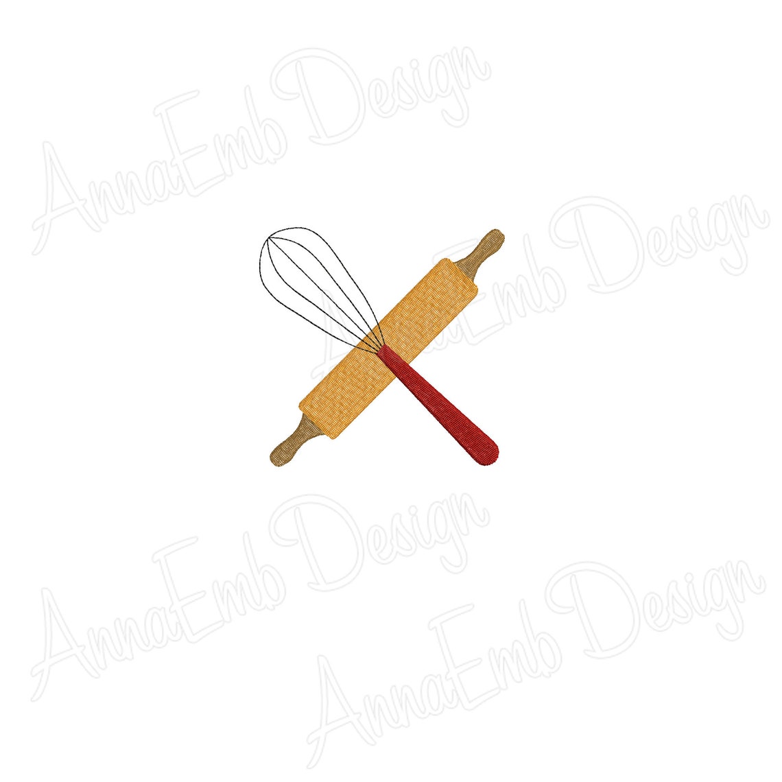 Bakers Tools Embroidery Design. Kitchen Utensils Embroidery - Etsy