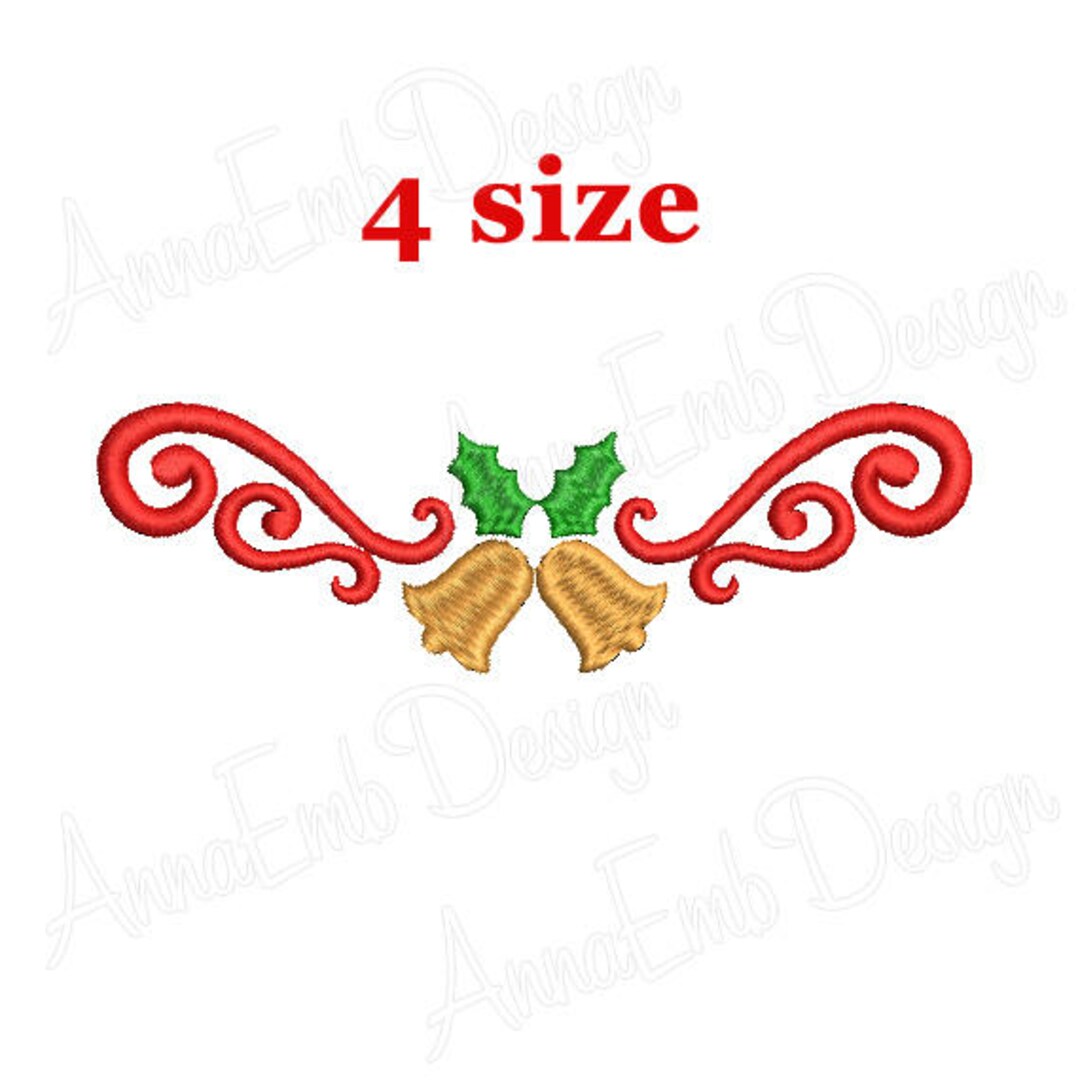 Border Embroidery Design. Machine Embroidery. Christmas Design ...