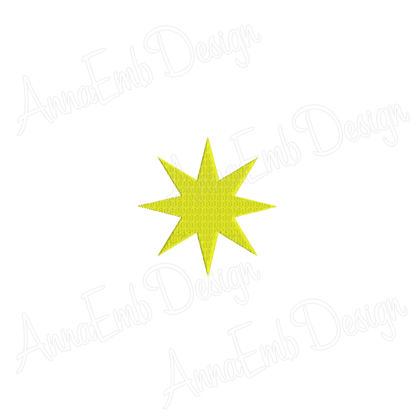 Star Embroidery Design. Star Fill Design. Embroidery Pattern. Mini Star ...