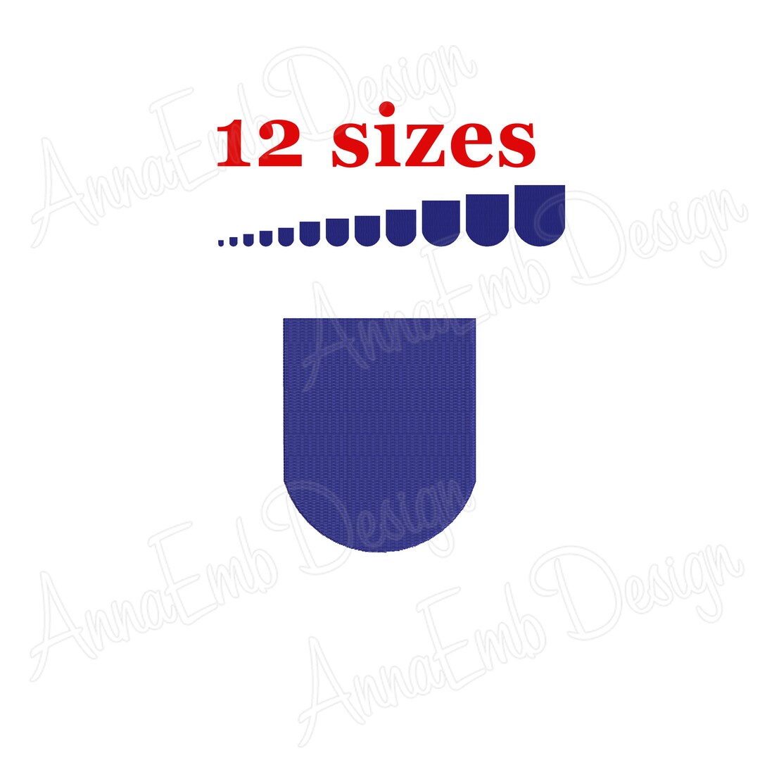 Pocket Embroidery Design. Real Pocket Embroidery Design. Machine ...