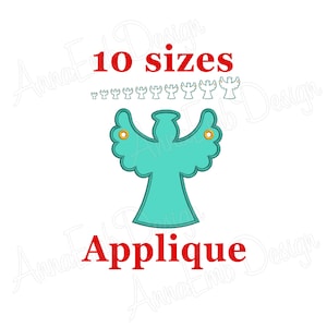 Angel Banner Embroidery Design. Angel Applique Embroidery Design ...