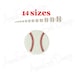 Baseball Embroidery Design. Mini Baseball. Softball Design. - Etsy