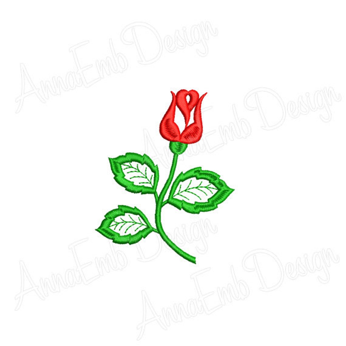 Rose Embroidery Design. Embroidery Flowers. Flower Embroidery - Etsy