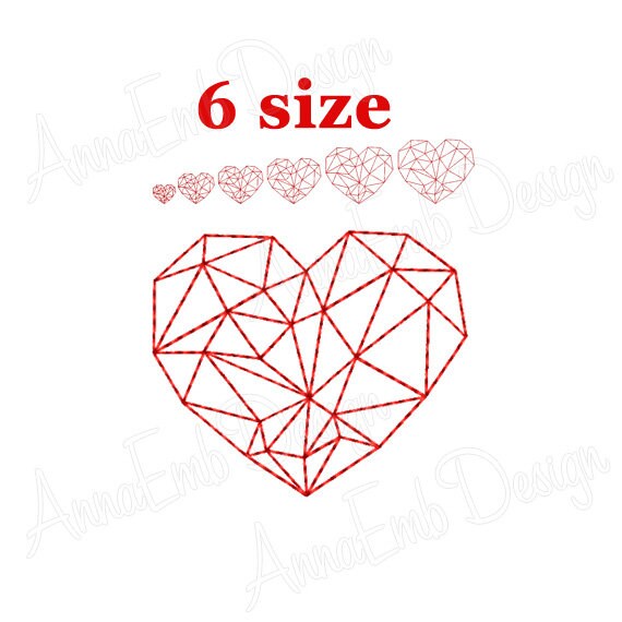 Heart Embroidery Design. Mini Heart Embroidery. Love. Heart - Etsy