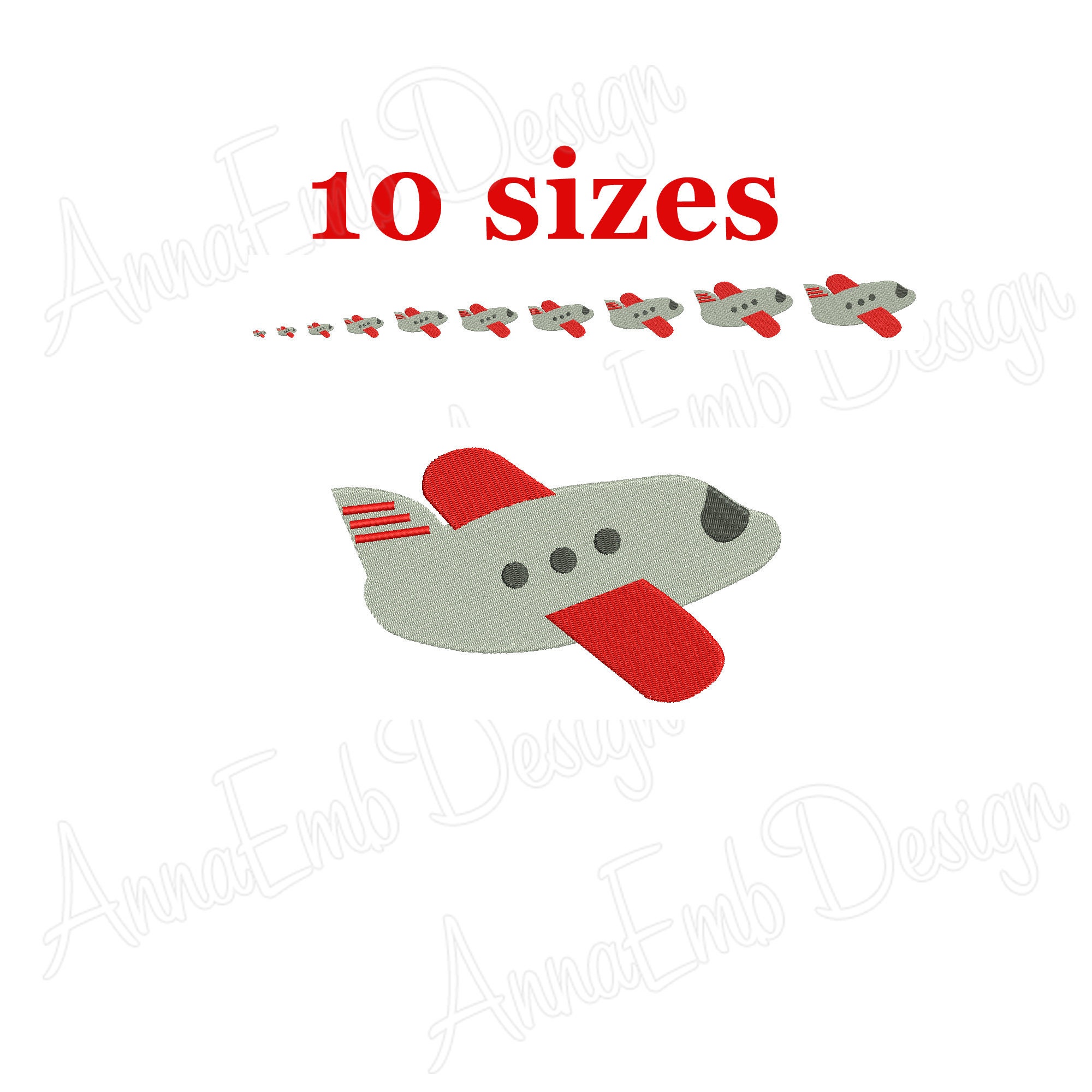 Patterns Cute airplane Applique Machine Embroidery Design Instant ...