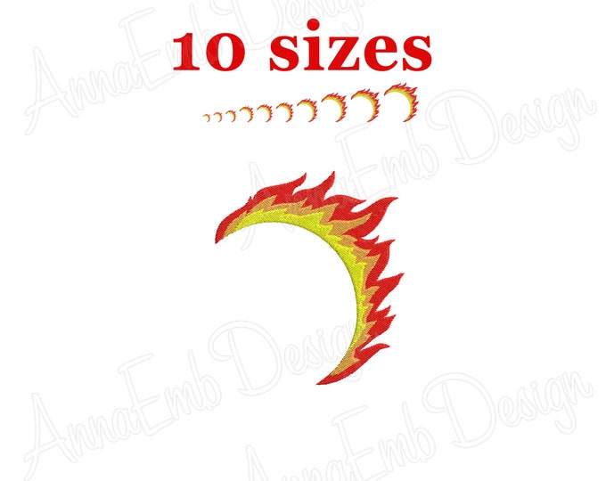 Fire Machine Embroidery Design, Book, Flame Design, Fire Embroidery ...