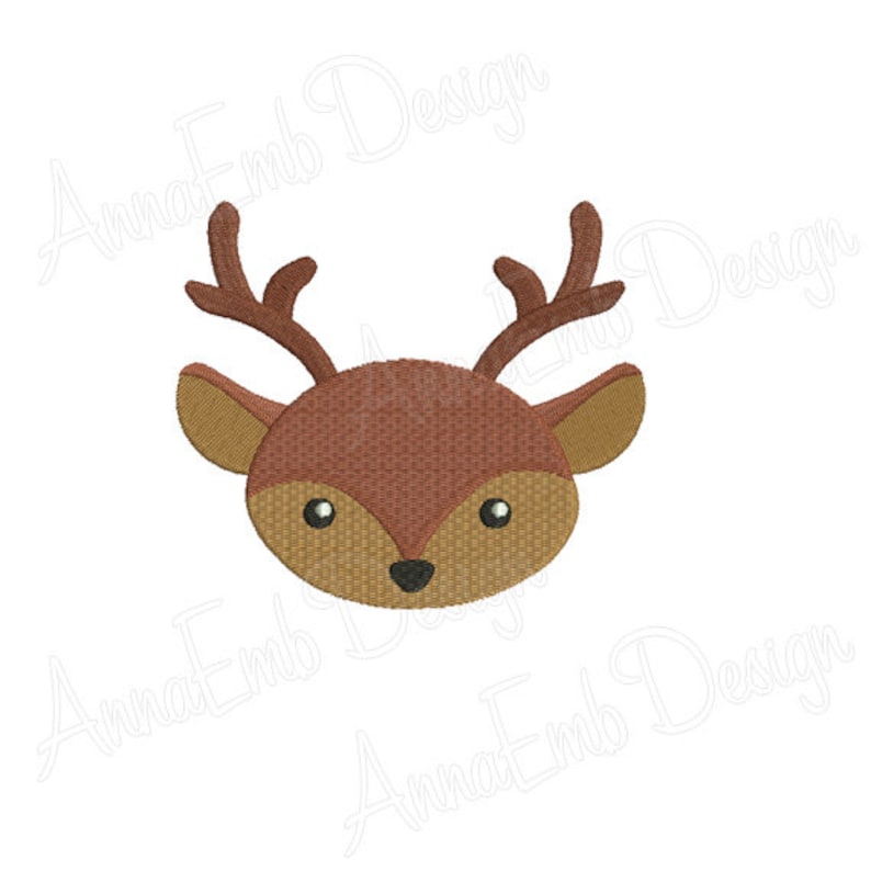 Deer Embroidery Design. Hunting Embroidery. Deer Head Design. | Etsy