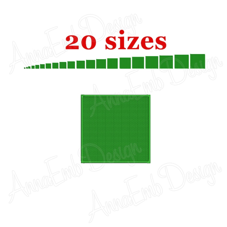 Square Embroidery Design. Square Mini Embroidery. Square - Etsy