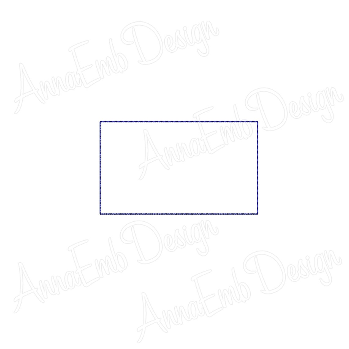 Rectangle Embroidery Design. Machine Embroidery Design. Mini Rectangle ...