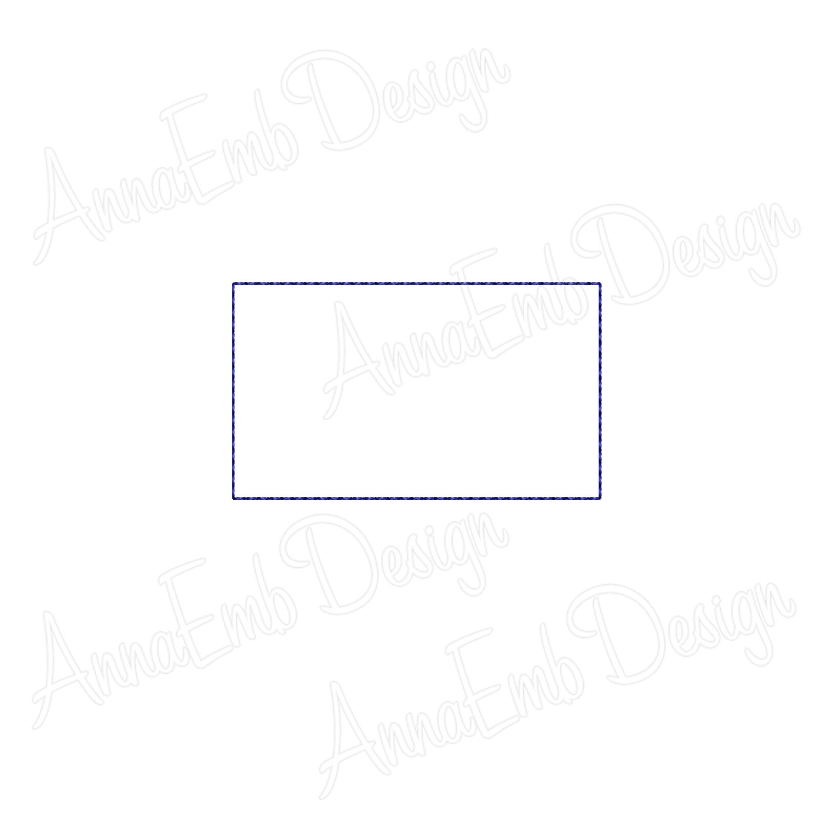 Rectangle Embroidery Design. Machine Embroidery Design. Mini Rectangle ...