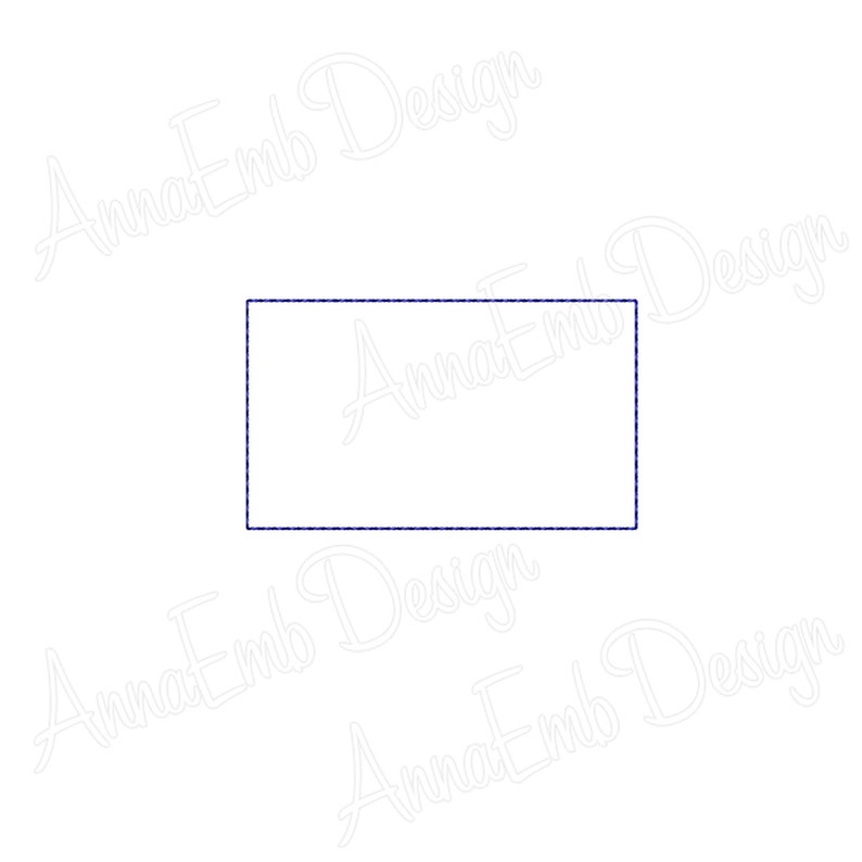 Rectangle Embroidery Design. Machine Embroidery Design. Mini Rectangle ...