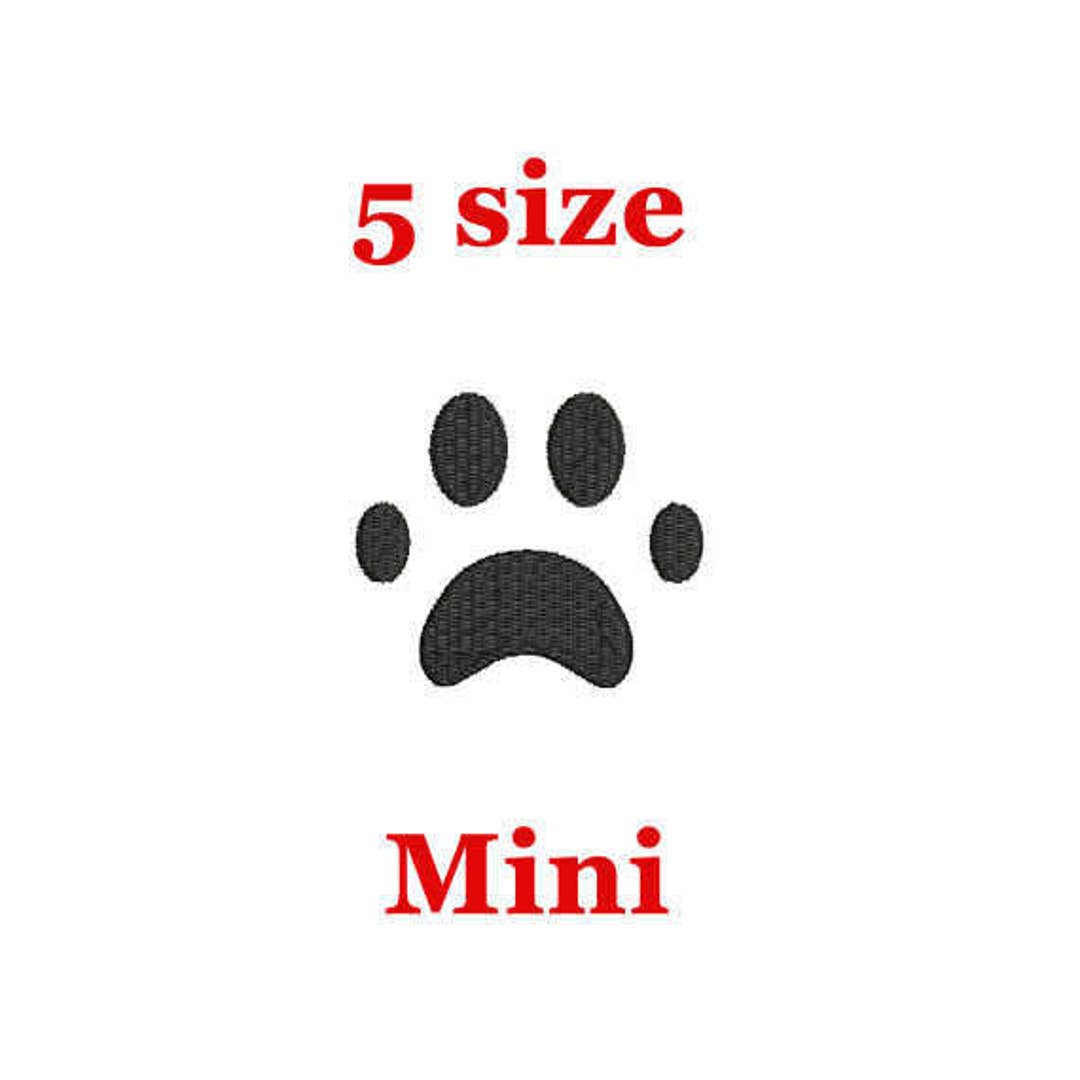Mini Paw Print Embroidery Design. Machine Embroidery Design. Paw ...