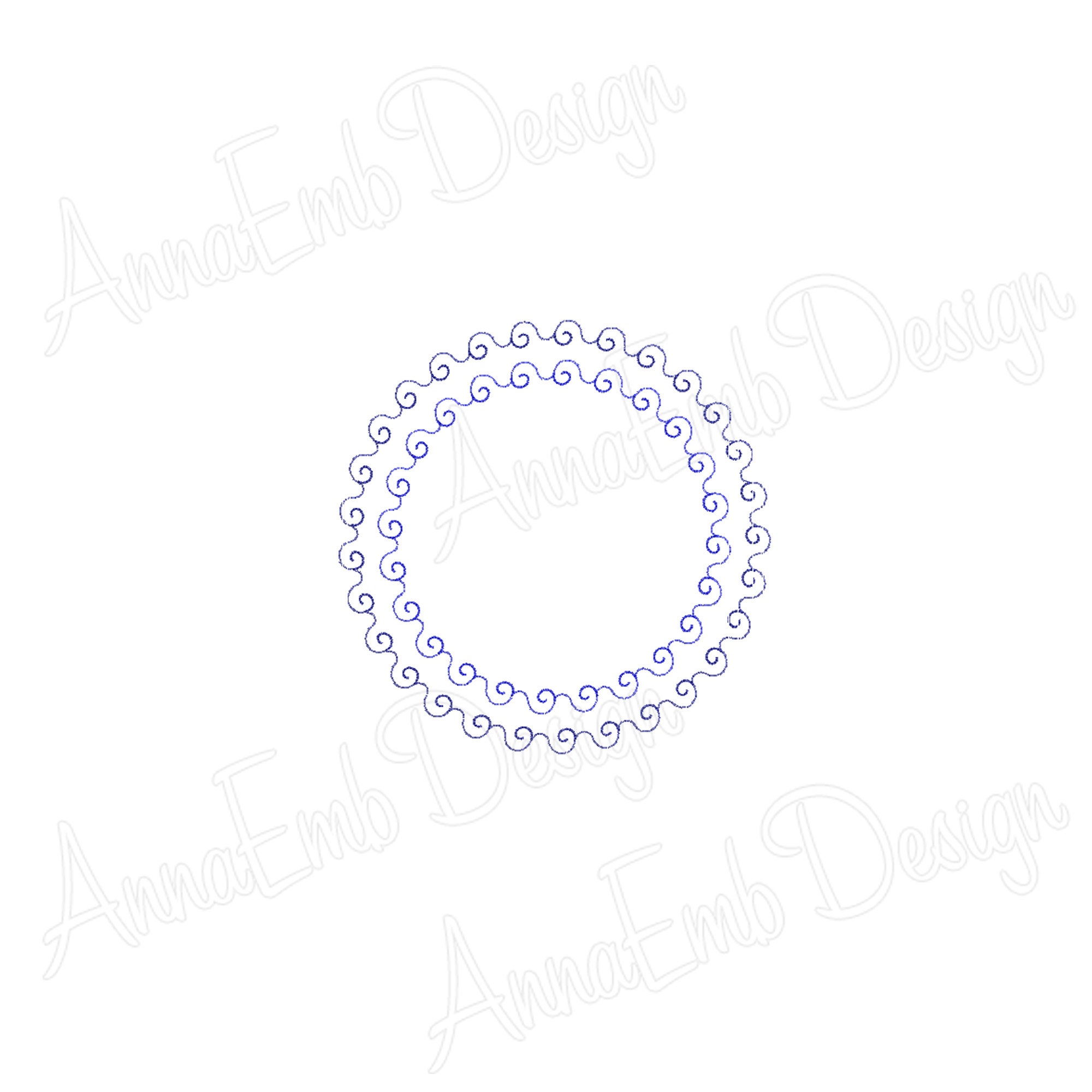 Circle Embroidery Design. Motif Circle Embroidery. Circle | Etsy