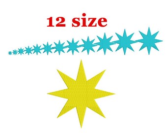 Star of Bethlehem Embroidery Design Instant Download - Etsy