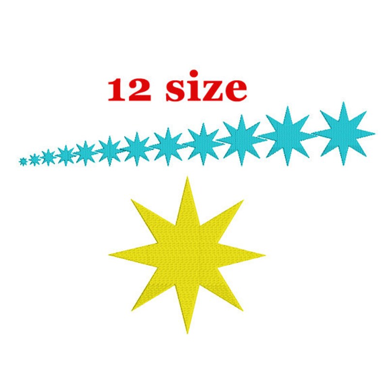 Star Embroidery Design. Star Fill Design. Embroidery Pattern. - Etsy
