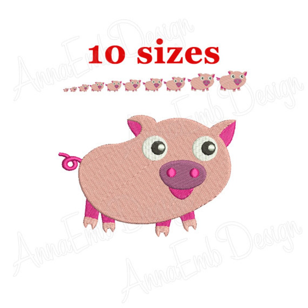 Pig Embroidery Design. Pig Silhouette. Pig Mini Embroidery. Pig Design ...