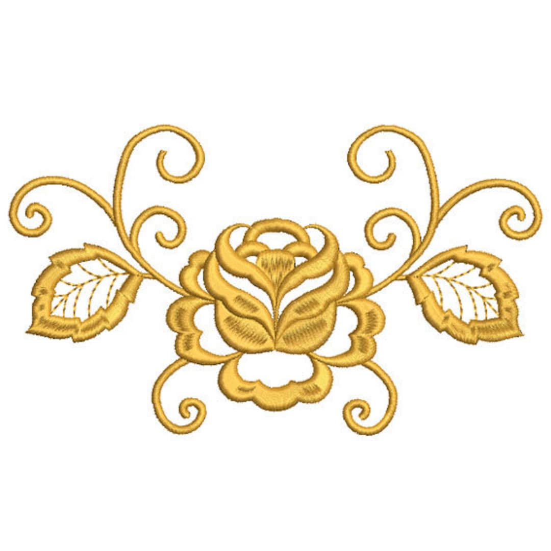 Rose Embroidery Design. Flower Embroidery Design. Pattern Embroidery ...