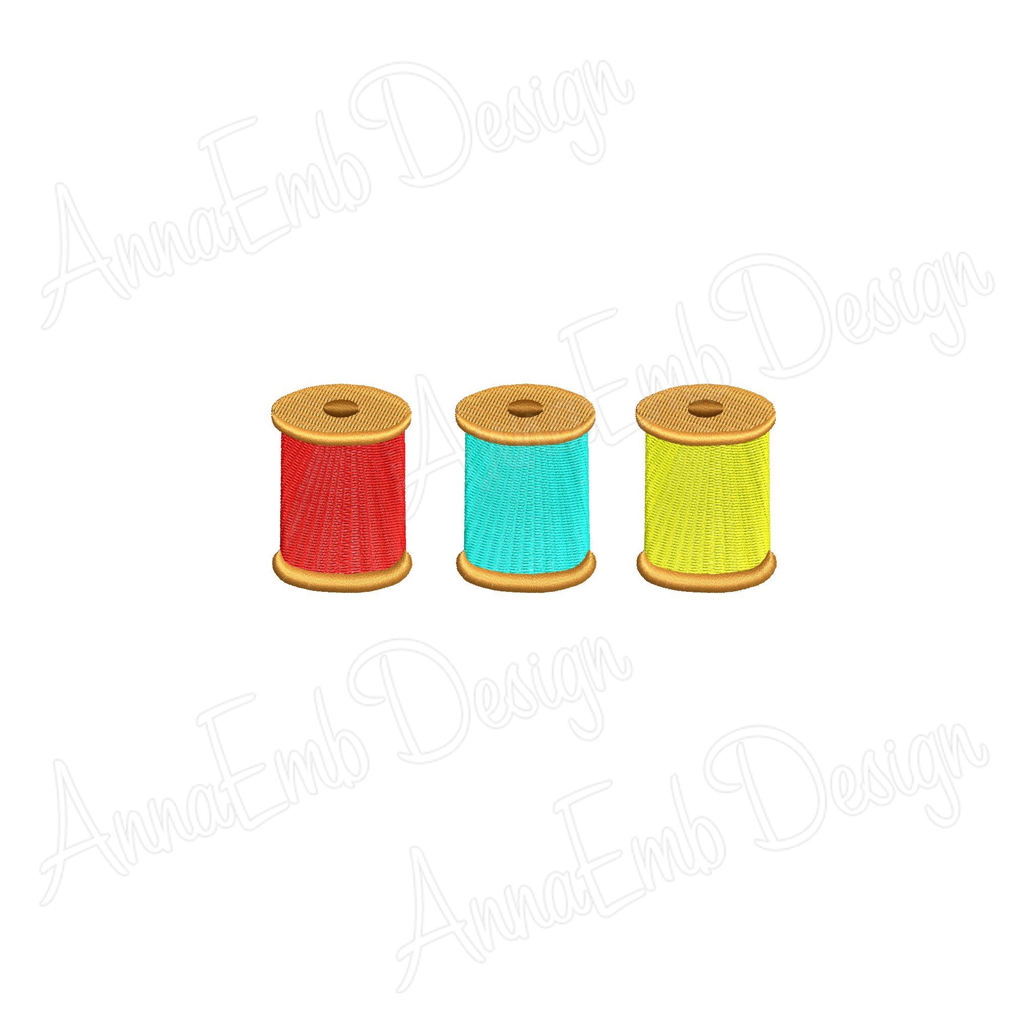 Thread Spool Embroidery Design. Thread Spool Silhouette. Thread Spool ...