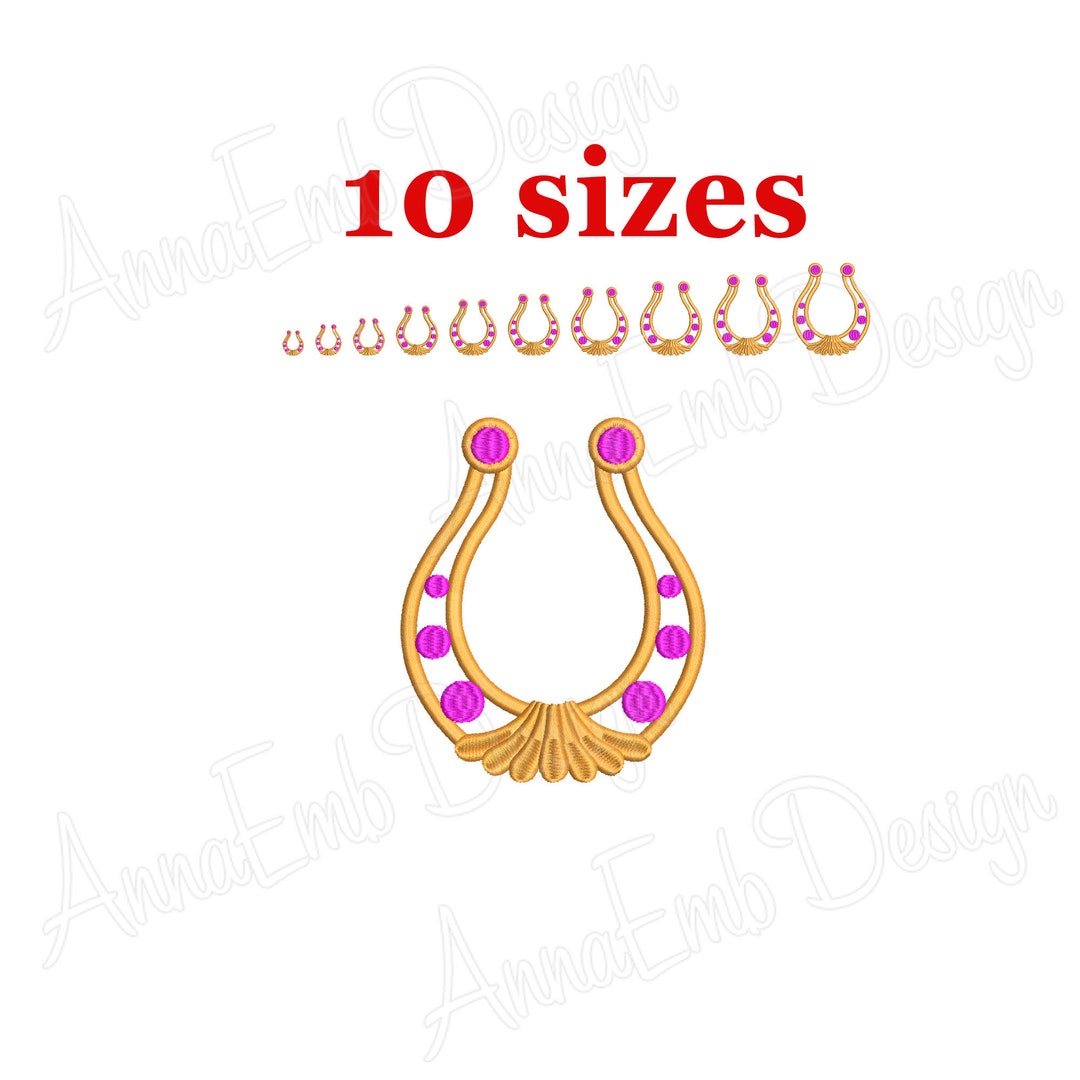 Horseshoe Embroidery Design. Machine Embroidery Design. Mini Horseshoe ...