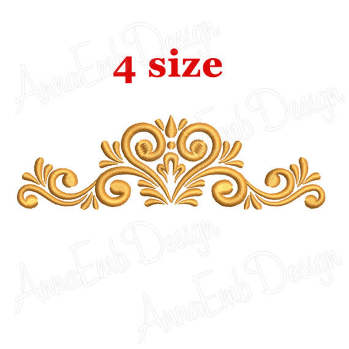 Border Embroidery Design. Machine Embroidery. Decor Borders. - Etsy