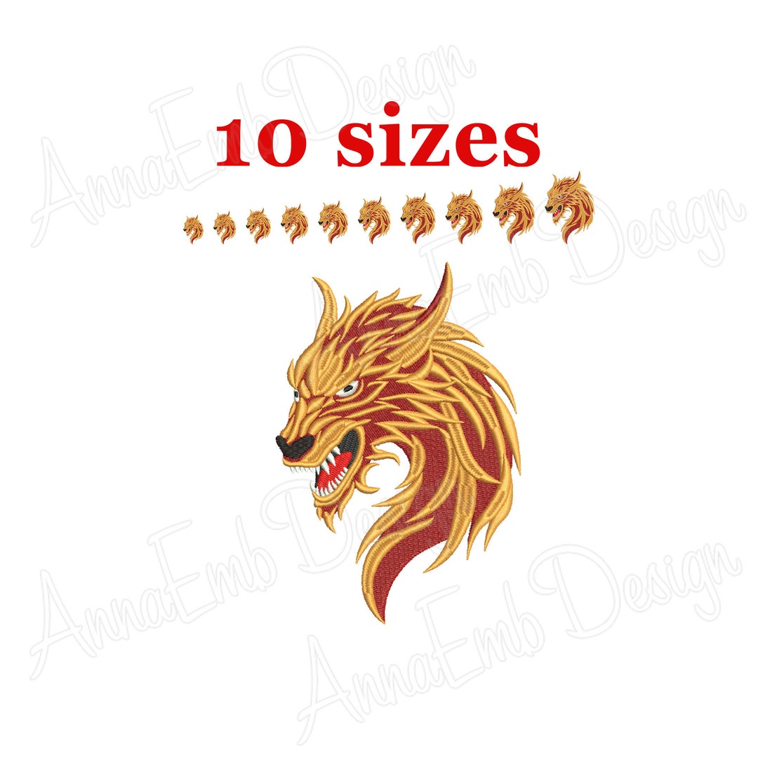 Dragon Embroidery Design. Mini Dragon Design. Dragon Silhouette ...