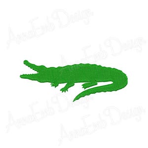 Alligator Embroidery Design. Alligator Silhouette. Alligator Mini ...
