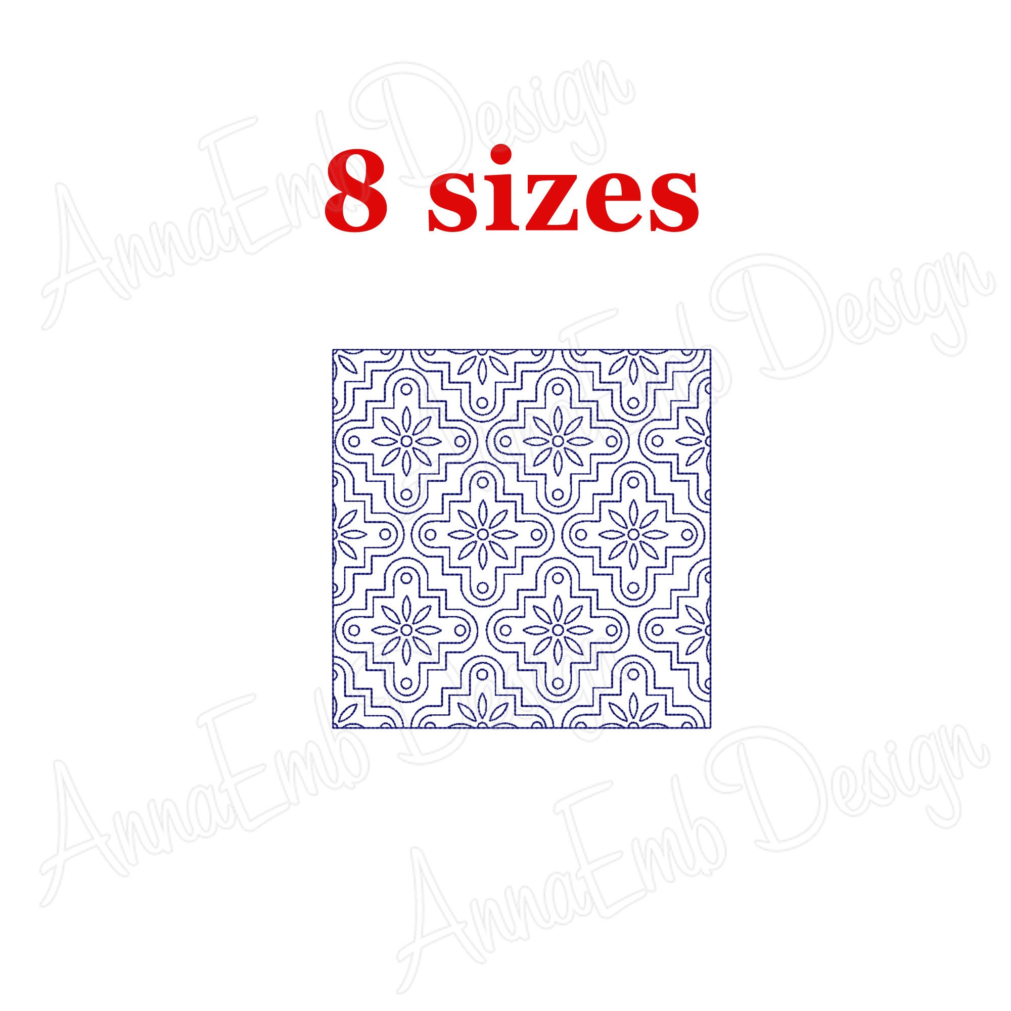 Quilting Embroidery Design. Quilt Block Embroidery Design | Etsy