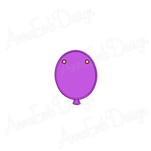 Balloon Banner Embroidery Design. Balloon Applique Embroidery Design ...