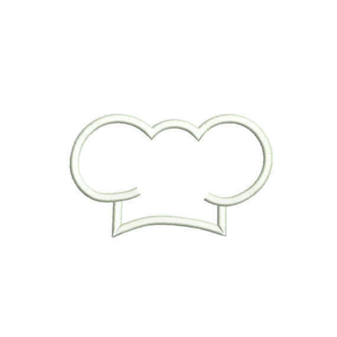Cook Chef Hat Applique Embroidery Design. Chef Hat Embroidery - Etsy